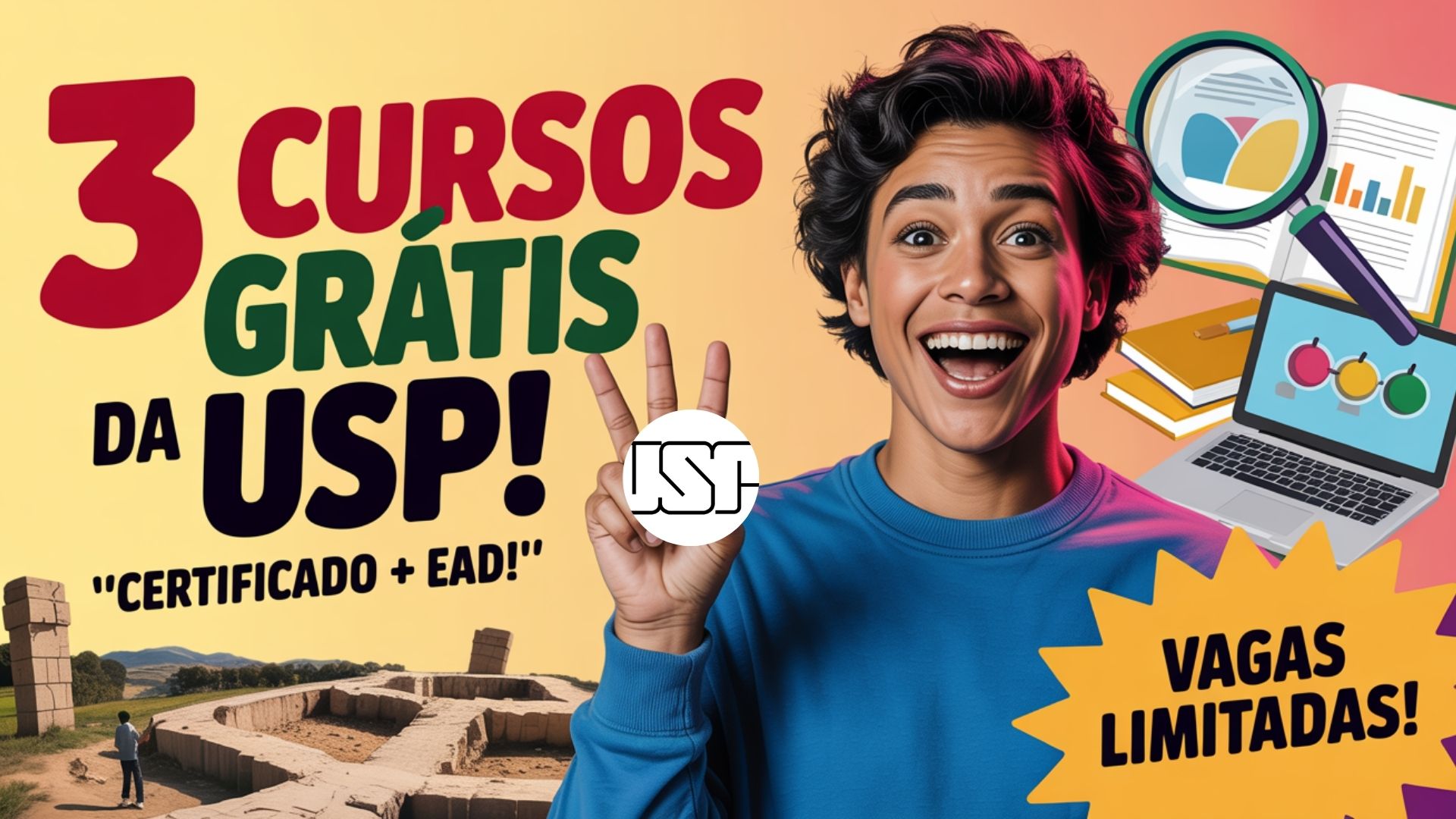 3 Cursos EAD da USP Que Estão Bombando Agora — E o Melhor: São Gratuitos e EAD! | PEBSP