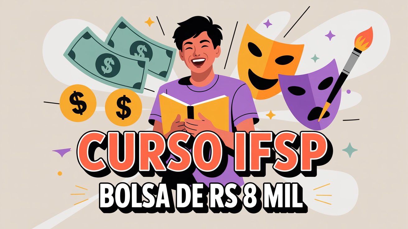 Ministério da Cultura e IFSP se juntam para oferecer curso com Apoio Financeiro de R$ 8.350 | PEBSP