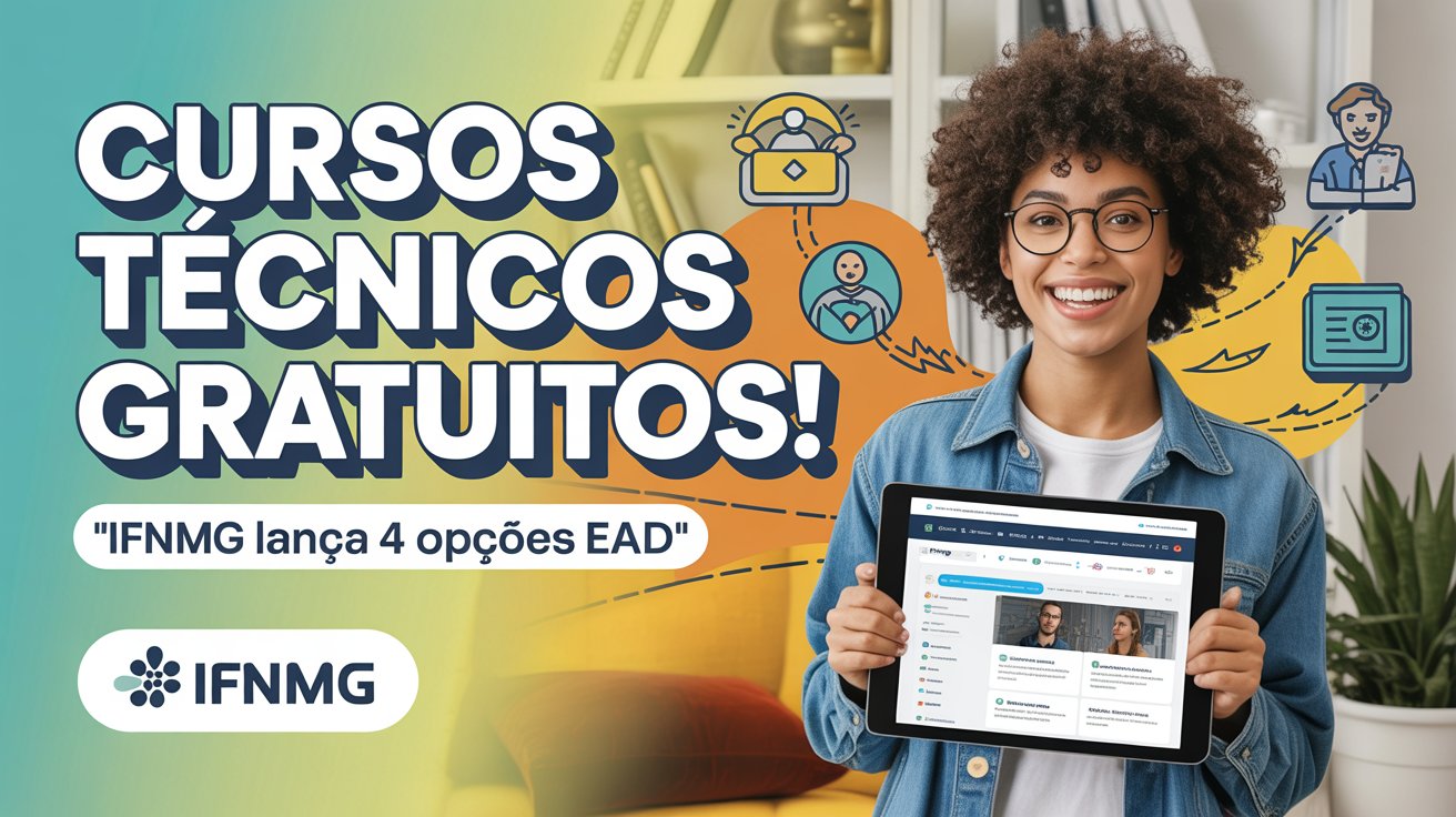 IFNMG lança edital com 4 opções de cursos técnicos EAD gratuitos | PEBSP