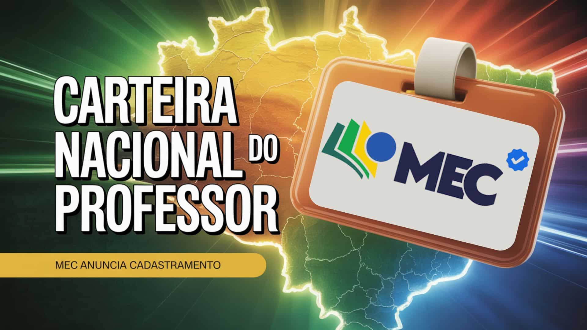 É Oficial! Carteira do Professor Chega em Outubro e o MEC já inicia os ...